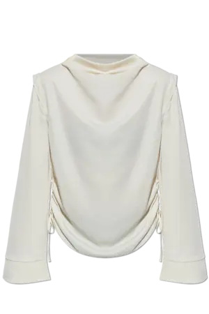 ALLSAINTS Leslie' Long Sleeve Blouse - Cream