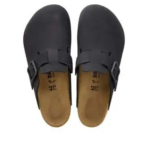BIRKENSTOCK Boston Wire Buckle Clogs - Black