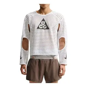 Nike X Radical Airflow Long Sleeve Running Top - White/anthracite