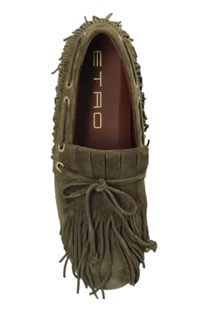Etro Suede Leather Loafers