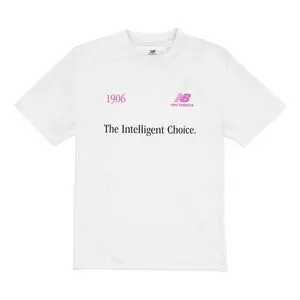 NEW BALANCE Intelligent Choice T-shirt Asia Sizing - White