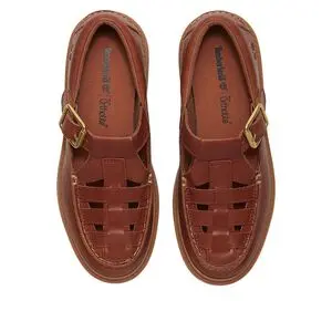 Timberland Stone Street Platform Buckle Shoe - Rust Full-grain