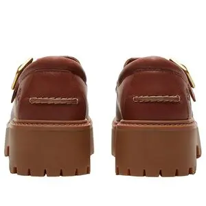 Timberland Stone Street Platform Buckle Shoe - Rust Full-grain