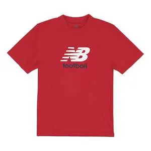 NEW BALANCE Football T-shirt Asia Sizing - True Red