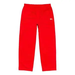 StÜssy Mesh Track Pant - Red