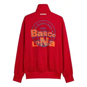 Adidas X Bad Bunny Dtmf Tour Merch Barcelona Firebird Track Jacket - Red