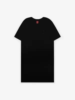 DO WE Long Cotton T-shirt - Black