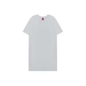 DO WE Longline Cotton T-shirt With Embroidered Logo