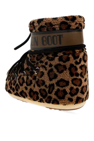 Moon Boot Snow Boots ‘mb Icon Low Fleece Leopard