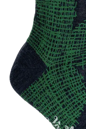 VIVIENNE WESTWOOD Patterned Wool Blend Crew Socks