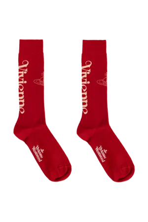 VIVIENNE WESTWOOD Knee-high Socks With Logo Detail