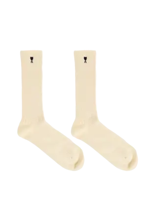 AMI Paris Three-pack Of Crew Socks