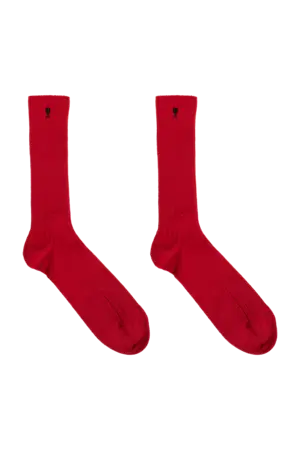 AMI Paris Logo Socks