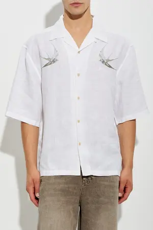 ALLSAINTS Linen Shirt ‘avia