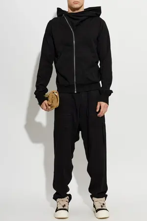 Rick Owens Asymmetrical Zip-up Hoodie