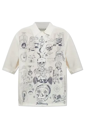 ALLSAINTS Shirt ‘ignis - Cream