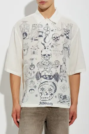 ALLSAINTS Shirt ‘ignis - Cream