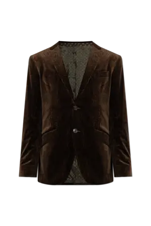 Etro Velvet Blazer - Brown