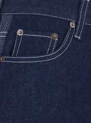 Celine Flare Jeans In Lightweight Cotton Denim