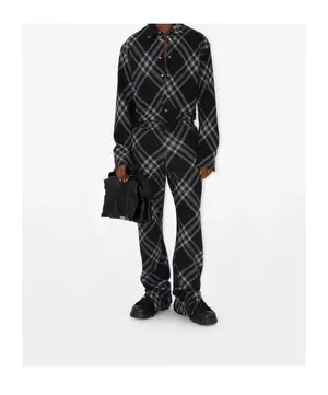 Burberry Pillow Foldover Messenger Bag - Black