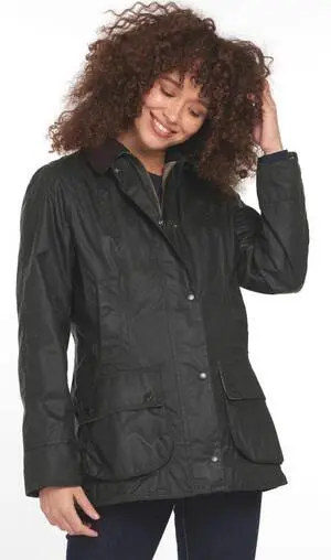 Barbour Lapel Long-sleeved Coat
