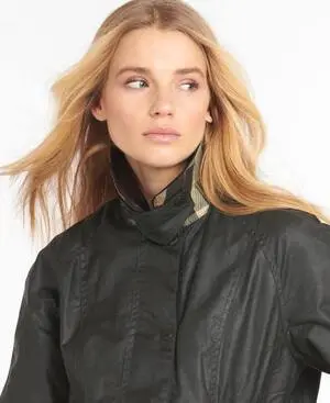 Barbour Lapel Long-sleeved Coat