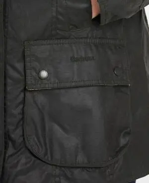 Barbour Lapel Long-sleeved Coat