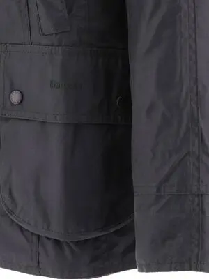 Barbour Waxed Cotton Long-sleeved Coat