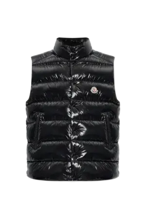 Moncler Tibb Quilted Down Vest - Black