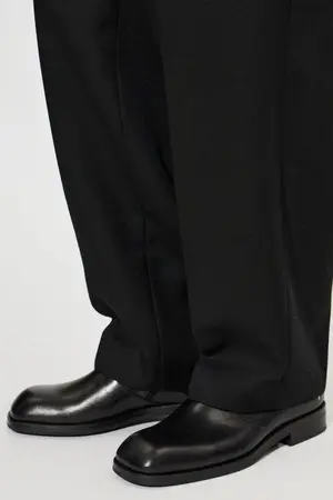 LEMAIRE Leather Square Toe Loafers