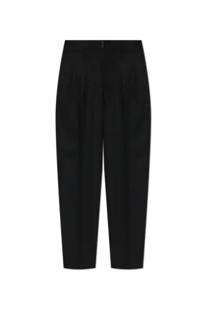 AMI Paris Wool Trousers - Black