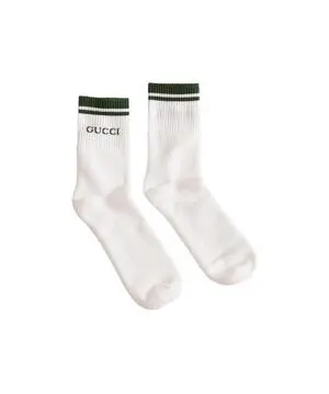 Gucci Logo Socks - White