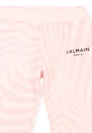 Balmain Zebra Print Track Pants
