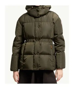 Moncler Agneux Hooded Short Down Jacket