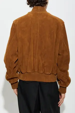 AMI Paris Suede Bomber Jacket