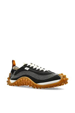 AMI Paris Low-top Athletic Sneakers With Sculptural Sole