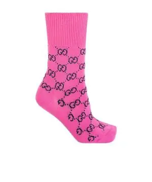 Gucci Monogram-pattern Intarsia-knit Socks