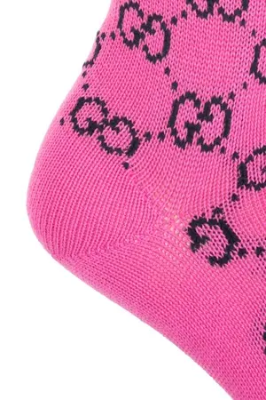 Gucci Monogram-pattern Intarsia-knit Socks