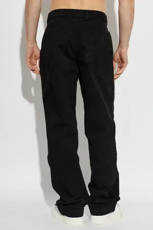 Off-White Straight-leg Cotton Trousers