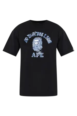 A BATHING APE T-shirt With Print - Black