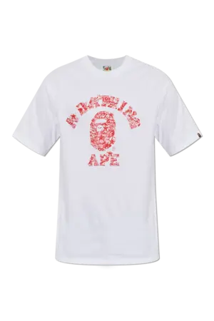 A BATHING APE T-shirt With Print - White