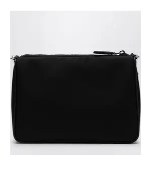 Prada Zipper Shoulder Bag - Black