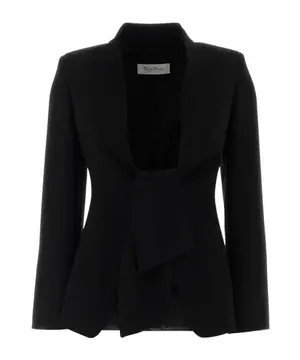Max Mara Long-sleeves Jacket - Black
