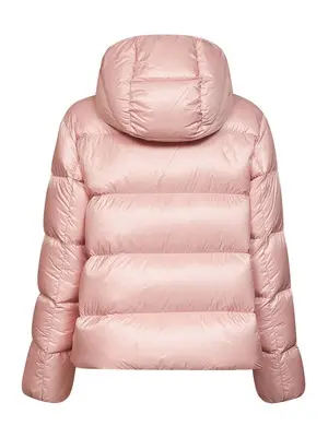 Moncler Feligule Hooded Short Down Jacket - Pink
