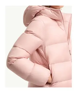 Moncler Feligule Hooded Short Down Jacket - Pink