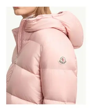 Moncler Feligule Hooded Short Down Jacket - Pink