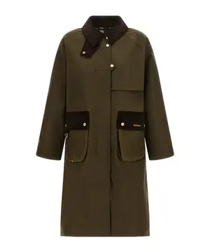 Barbour Long-sleeved Coat - Green