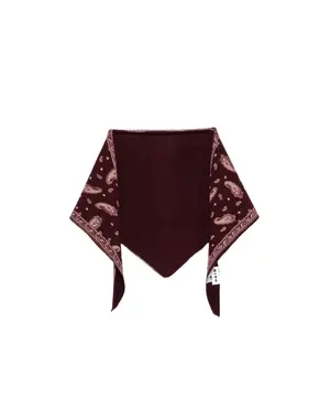 Rixo Triangle Scarf - Red