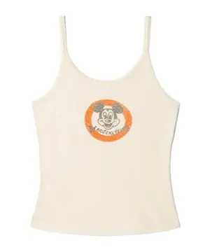 RE/DONE Spaghetti-strap Camisole - White