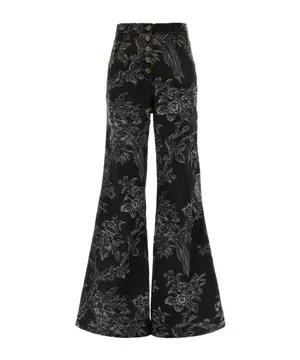Etro Jacquard Flared Jeans